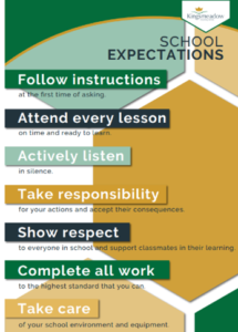 Our standards and behaviour expectations - Kingsmeadow